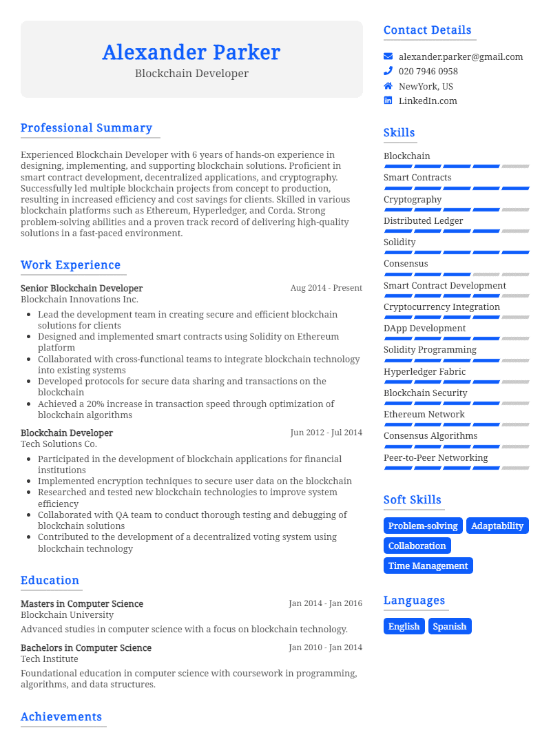 Resume Builder