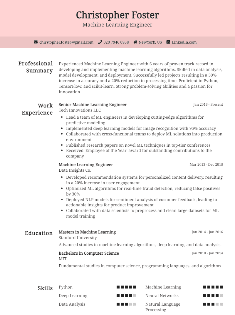 Resume Builder
